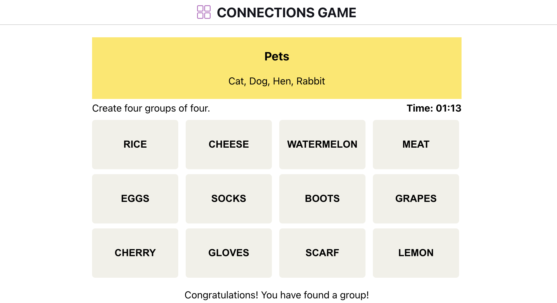 “Connections”: The Story Of A Four Word Four Groups Game | Connections ...