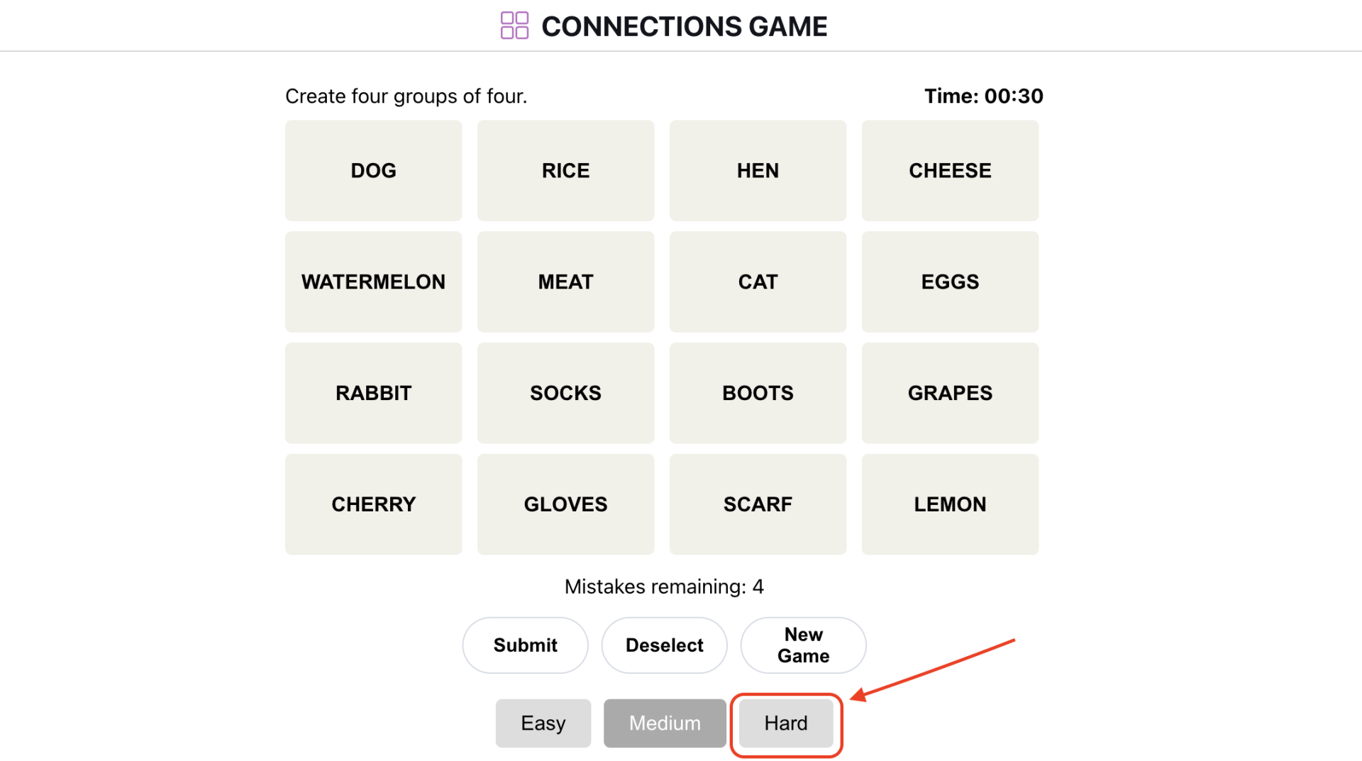 How to Play Hard Mode in Connections Game | Connections Game's Blog